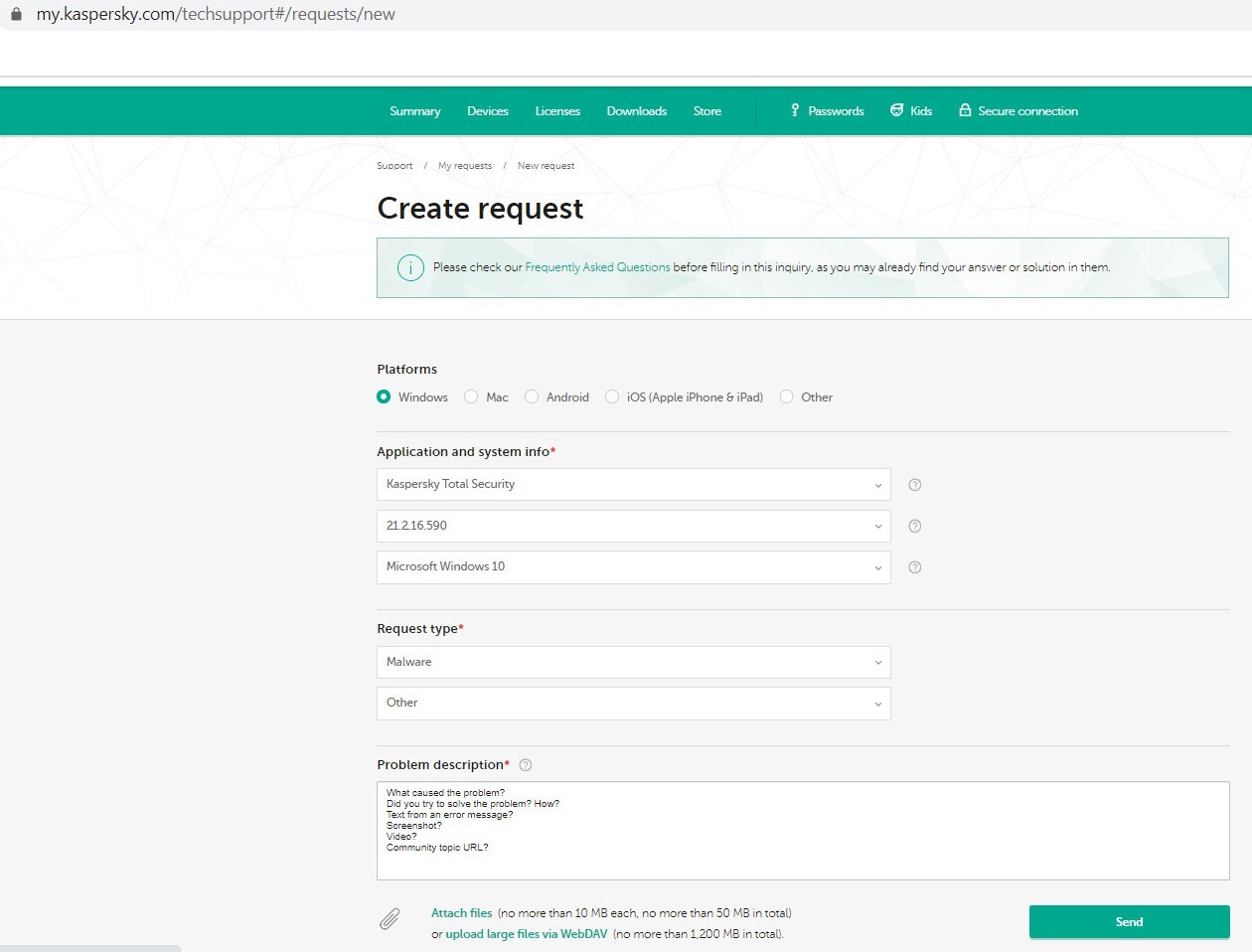Kaspersky blocking website, detected as HEUR:Trojan-PSW.Script.Generic ... Kaspersky blocking website, detected as HEUR:Trojan-PSW.Script.Generic ...